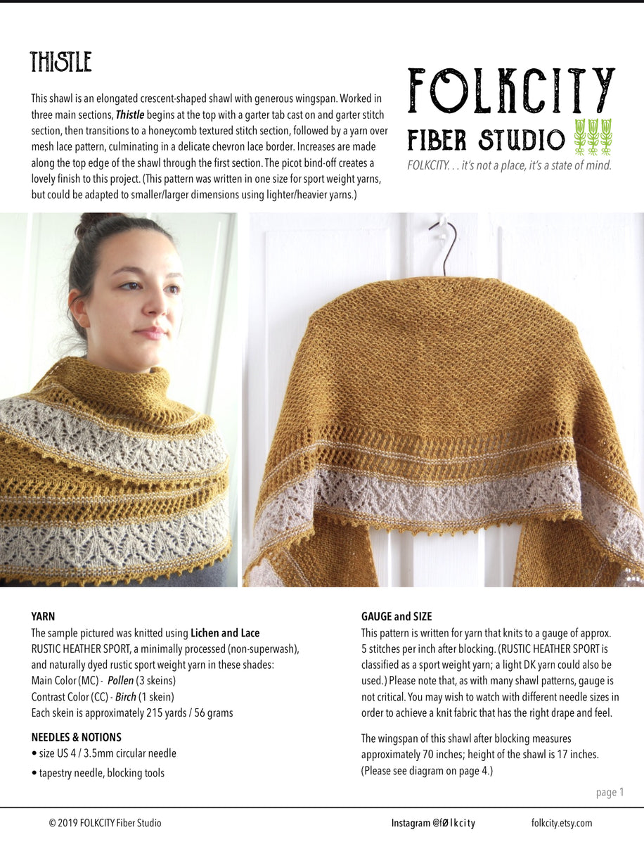 Embracing Farm Yarn For The Thistle Shawl – Lazy O Ranch